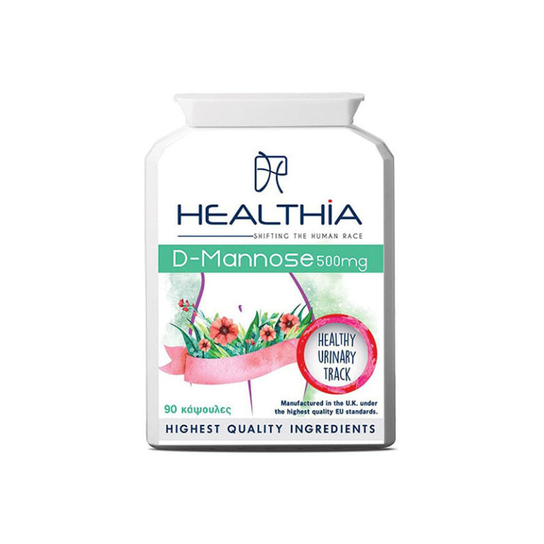 D-Mannose 500 mg Healthia 90 κάψουλες » MonoBio.gr