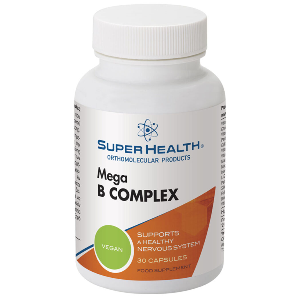 Mega B Complex Super Health 30 κάψουλες » MonoBio.gr